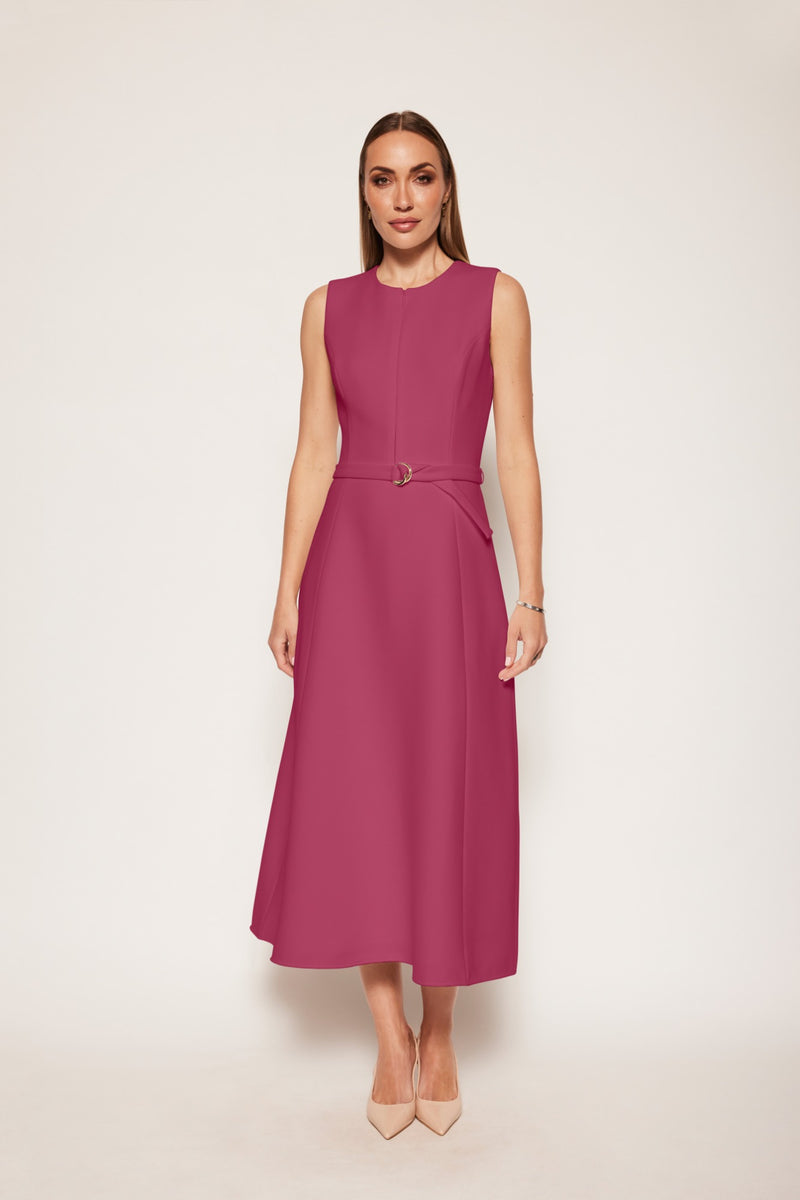 Deputy Sleeveless Dress | Bliss Pink – Karen Gee